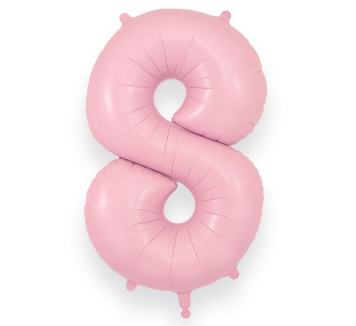 JUMBO NUMBER - 8 - MATTE PINK – Partica