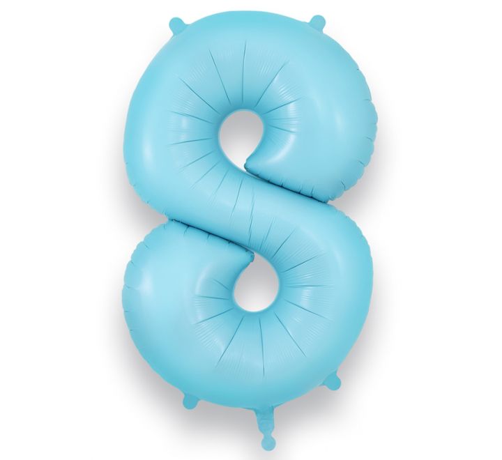 JUMBO NUMBER - 8 - MATTE BLUE – Partica