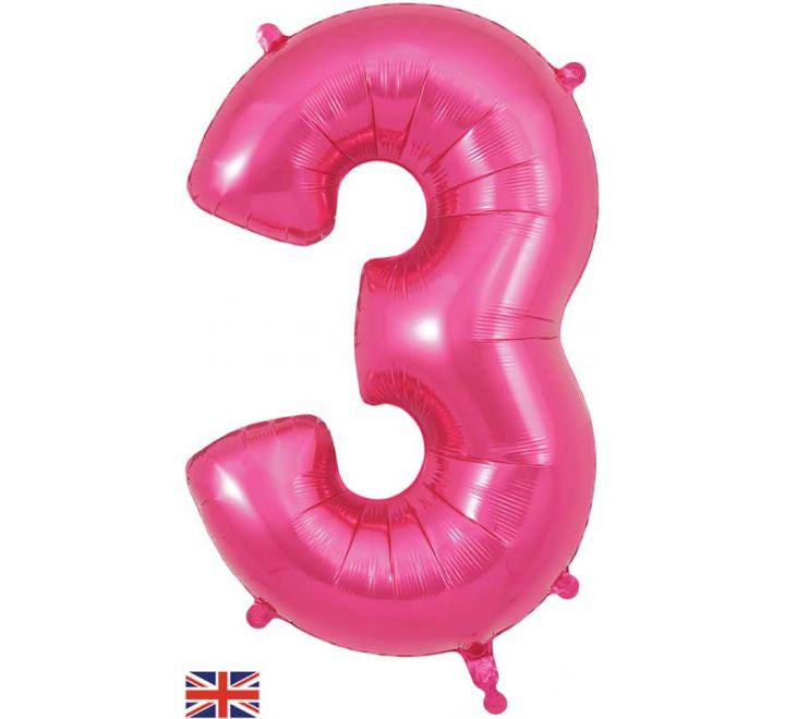 JUMBO NUMBER - 3 - PINK – Partica
