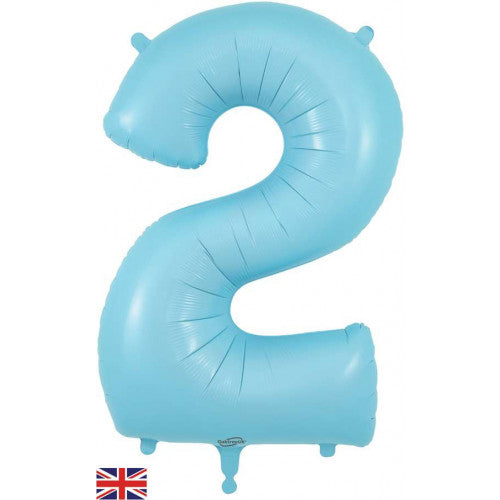 JUMBO NUMBER - 2 - MATTE BLUE – Partica