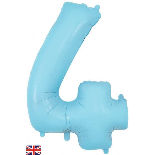 JUMBO NUMBER - 4 - MATTE BLUE – Partica