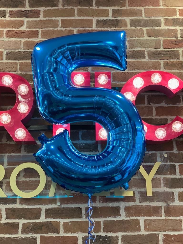 JUMBO NUMBER - 5 - BLUE – Partica