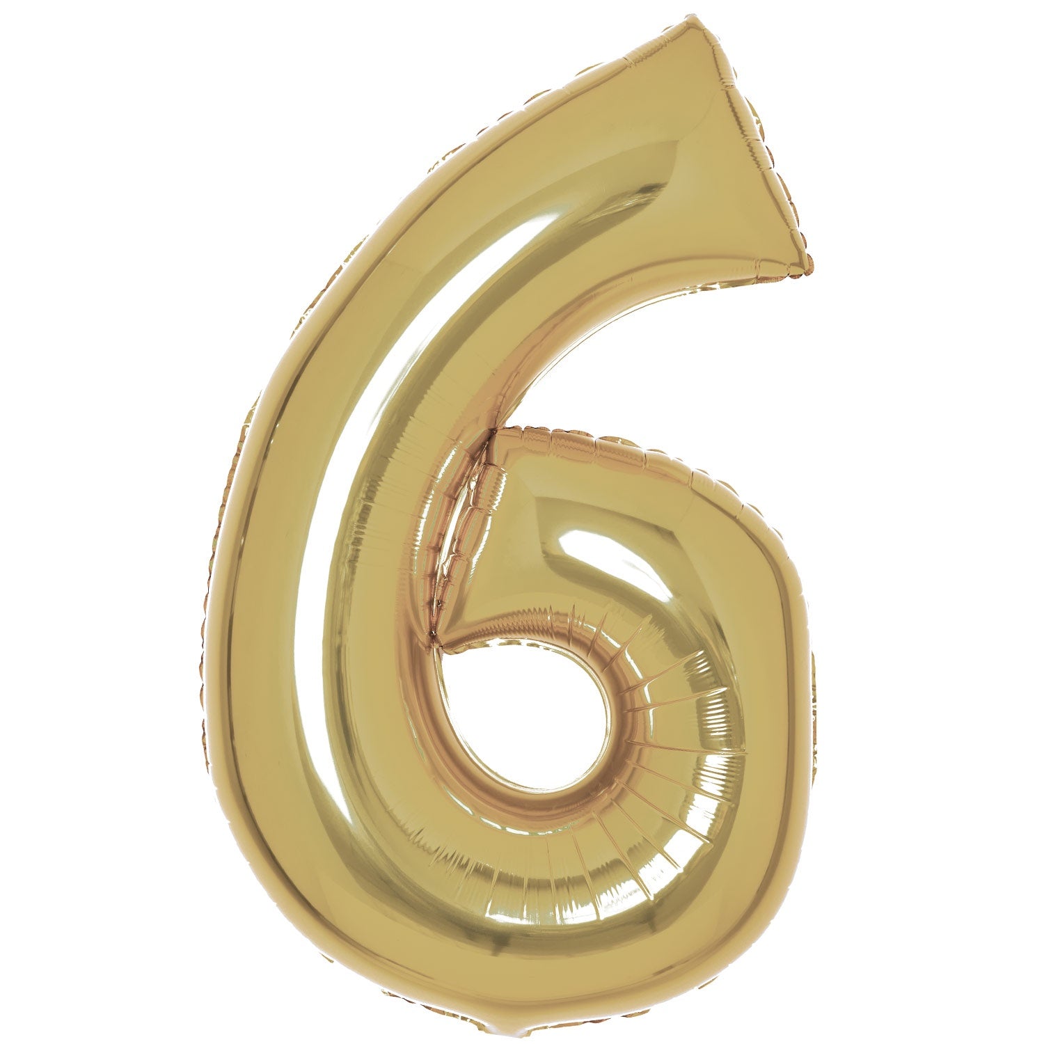 JUMBO NUMBER - 6 - WHITE GOLD – Partica