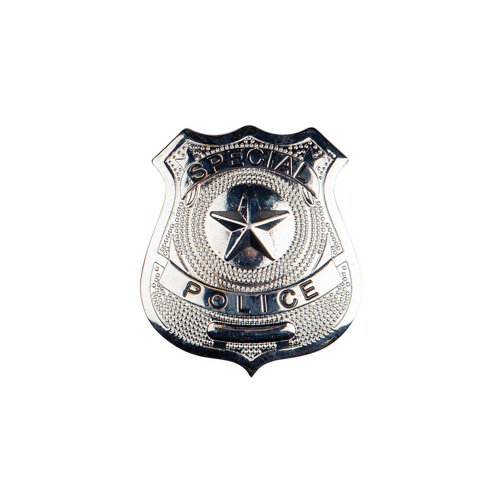 POLICE BADGE - SILVER – Partica