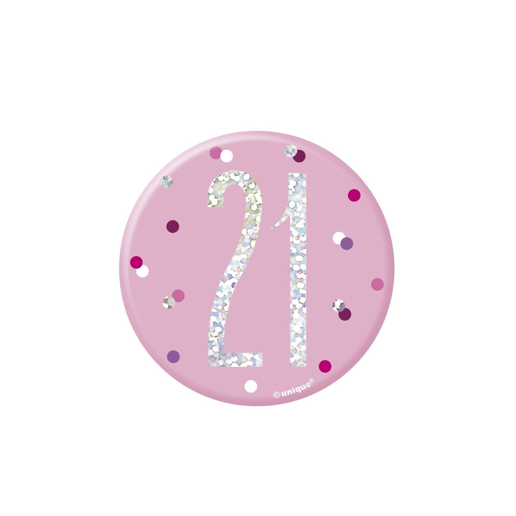 BADGE - 21st - PINK – Partica