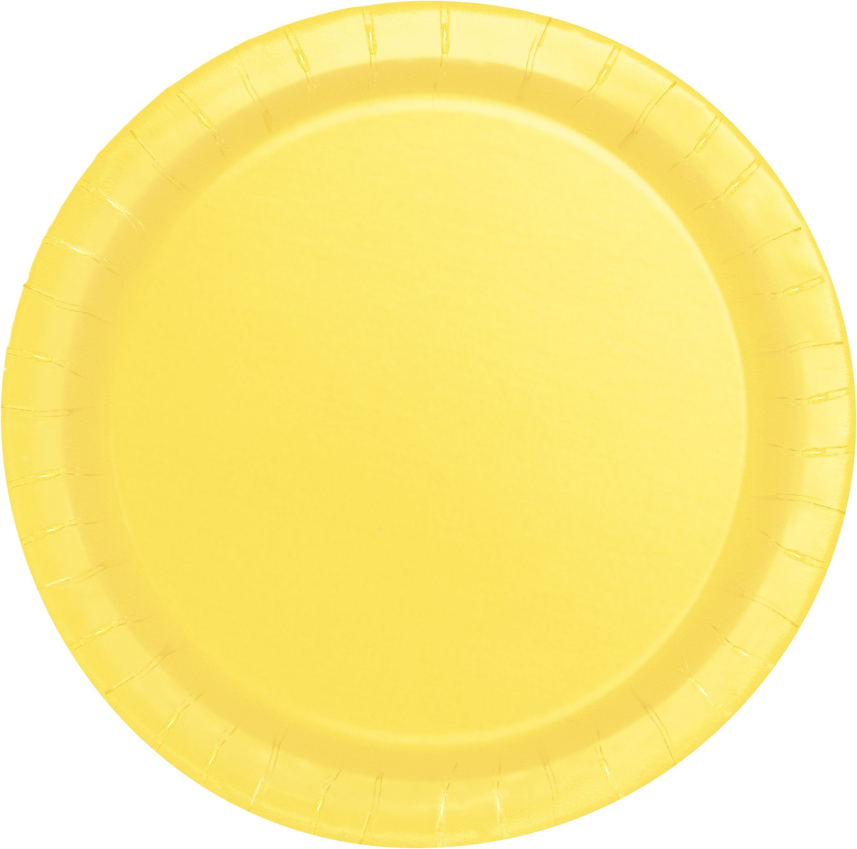 PAPER PLATES - YELLOW - PACK OF 16 - 1.99 GBP – Partica